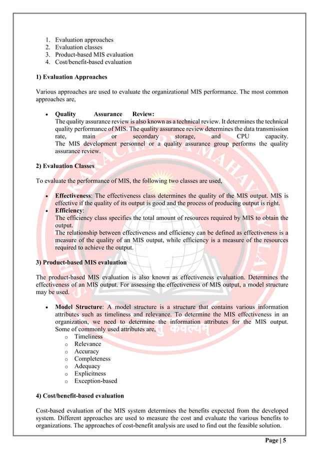 Mis unit iv-converted | PDF