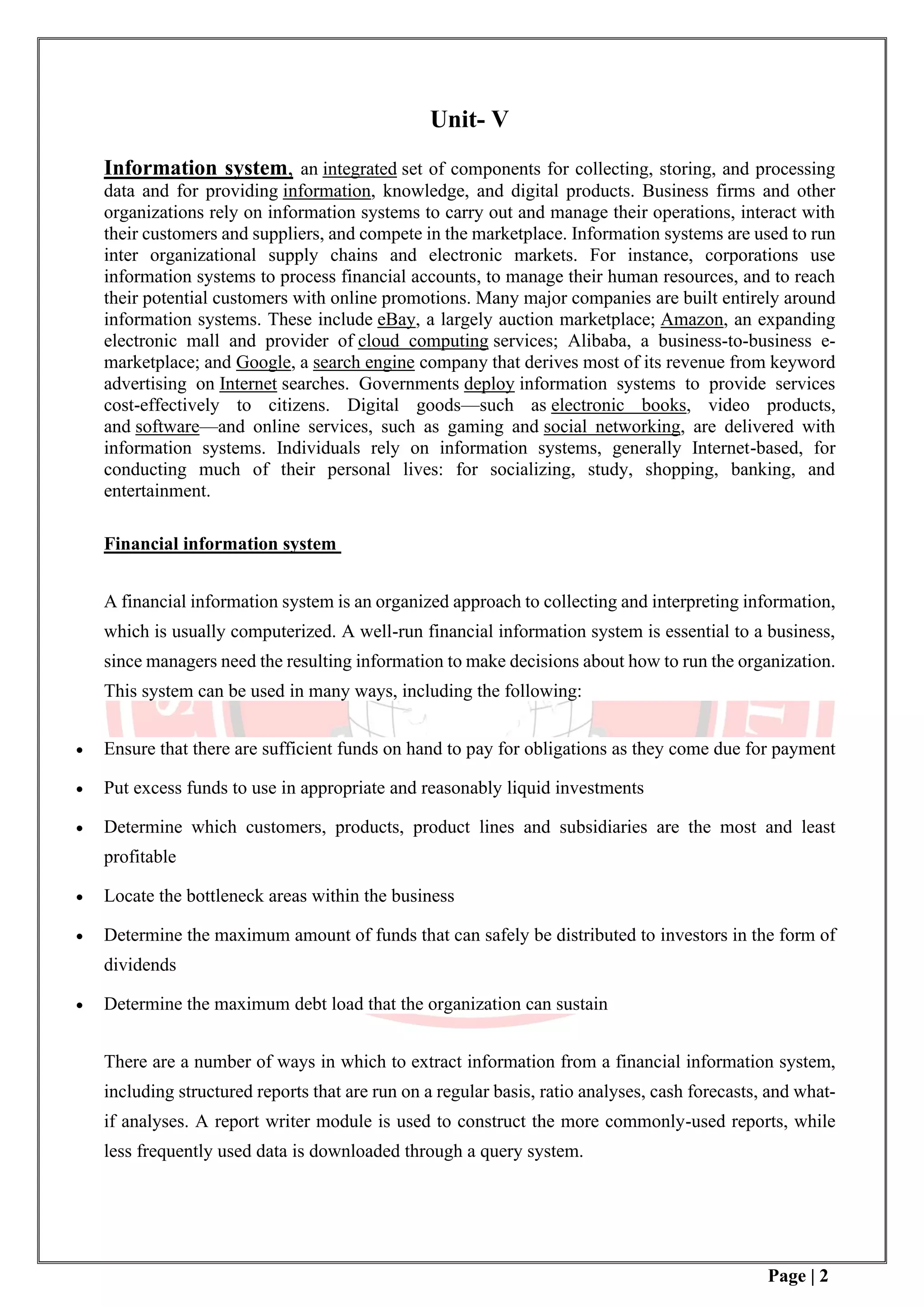Mis unit v-converted | PDF
