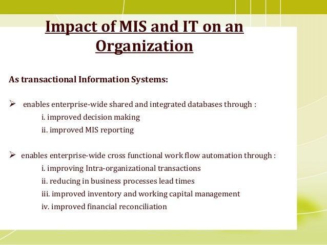Core Concepts in Information Systems