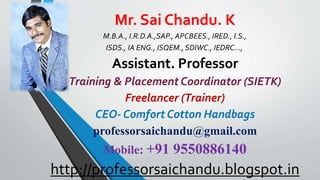 Management Information System by professor sai chandu | PPT | Free Download