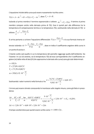 Misura della costante solare | DOC | Indoor Environmental Quality ...