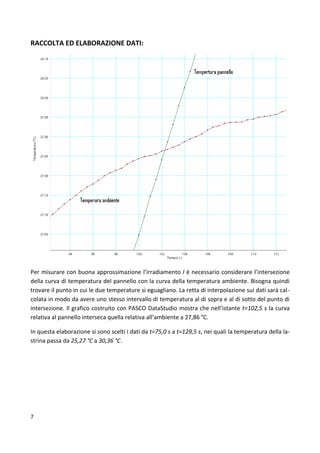 Misura della costante solare | DOC | Indoor Environmental Quality ...