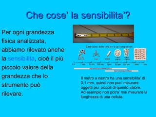 Misura di grandezze fisiche - didattica differenziata | PPT