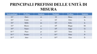 MISURE E GRANDEZZE | PDF