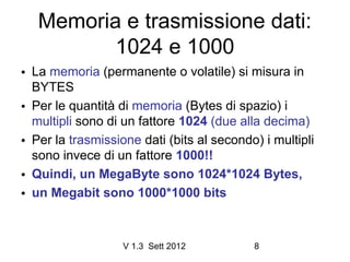 Misure informatiche | PDF | Computer Peripherals | Computing
