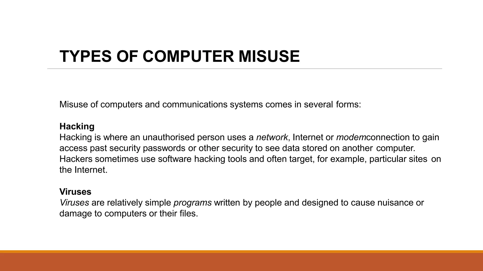 Misuse of computer | PDF