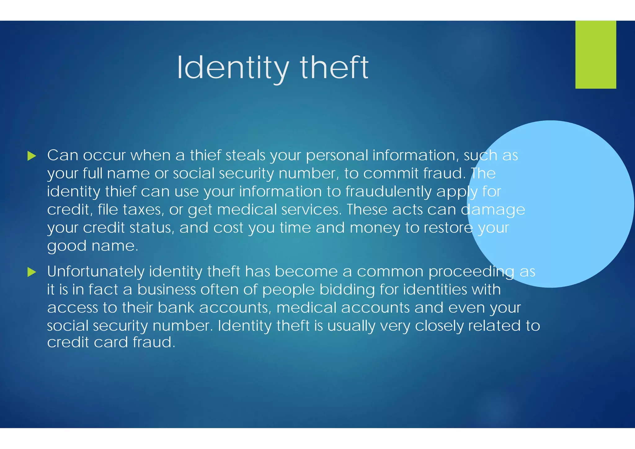Misuse of personal information | PDF