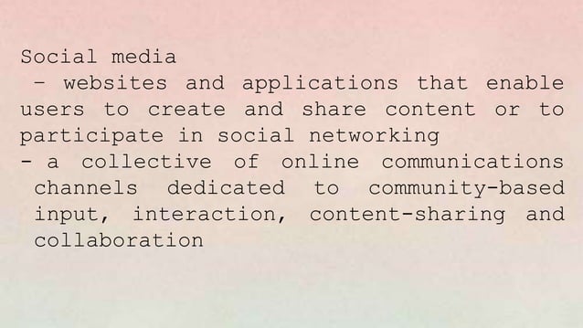 Misuse of social media | PPTX