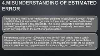 Misuse of statistics | PPTX