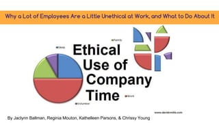 The Misuse of Company Time | PPTX