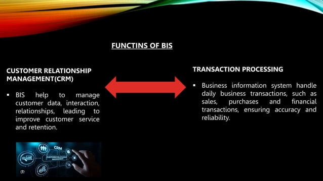 MIS VS BIS-3.pptx | Information Services Industry | Industries