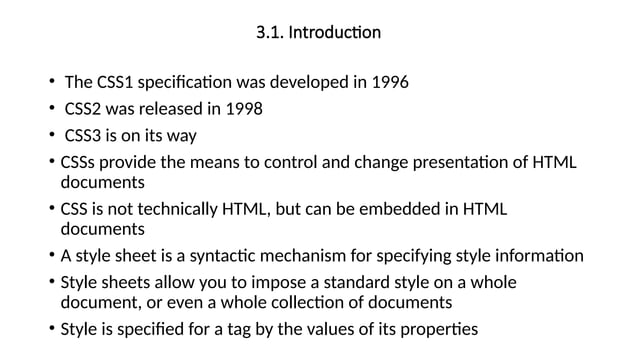 MISY233-CH3.pptx Learning Internet Programming | PPT