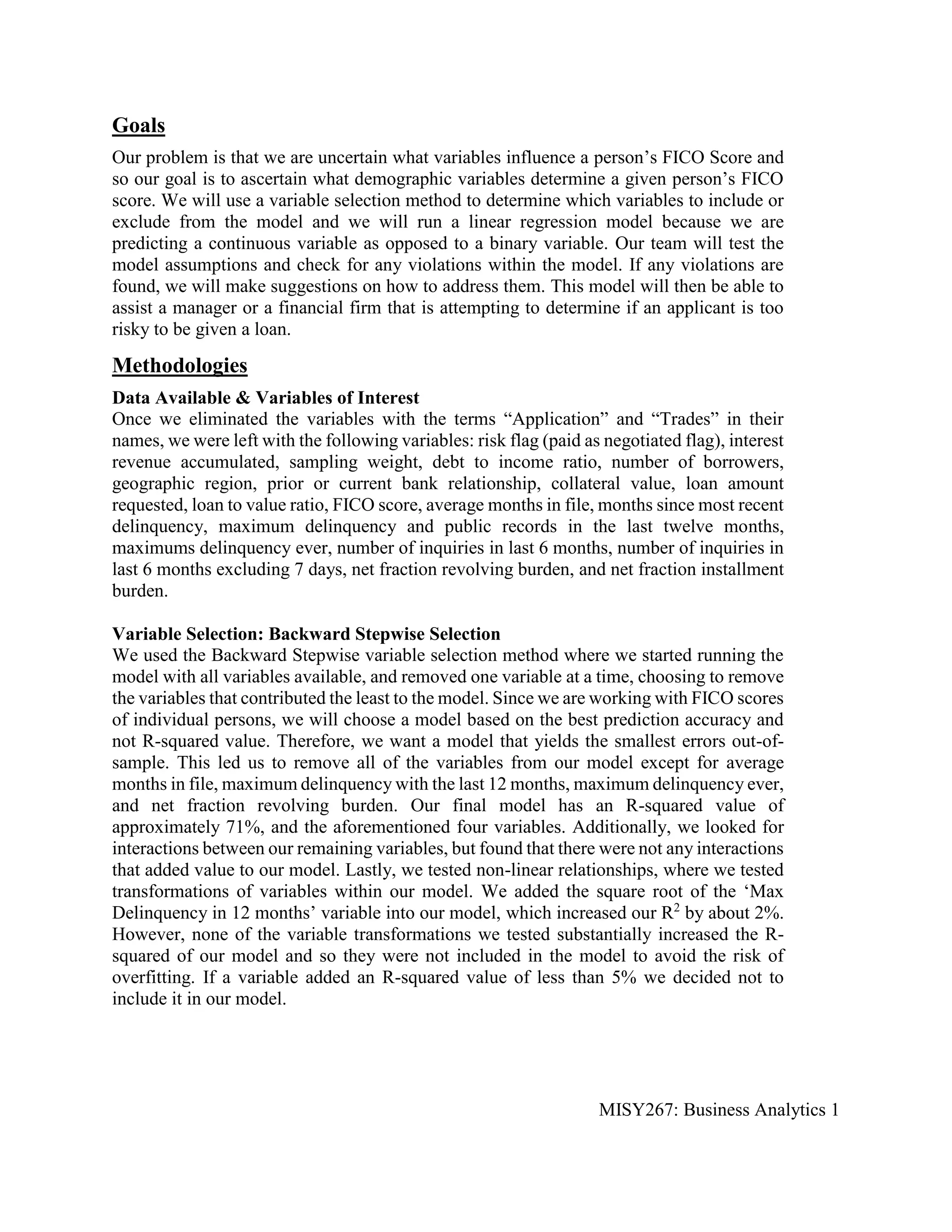 FICO Credit Risk Data | PDF