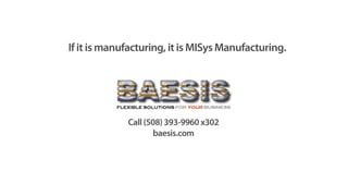 MISys manufacturing software | PPT