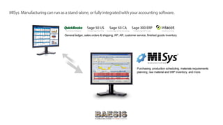 MISys manufacturing software | PPT