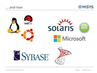 IT od kuchni w Misys | PPTX | Programming Languages | Computing