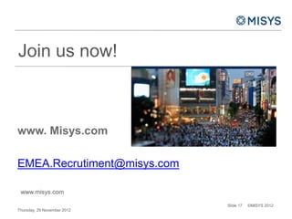 IT od kuchni w Misys | PPTX | Programming Languages | Computing