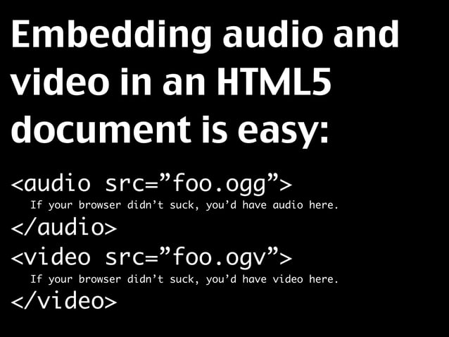 Multimedia on the web - HTML5 video and audio | PDF | Web Development ...
