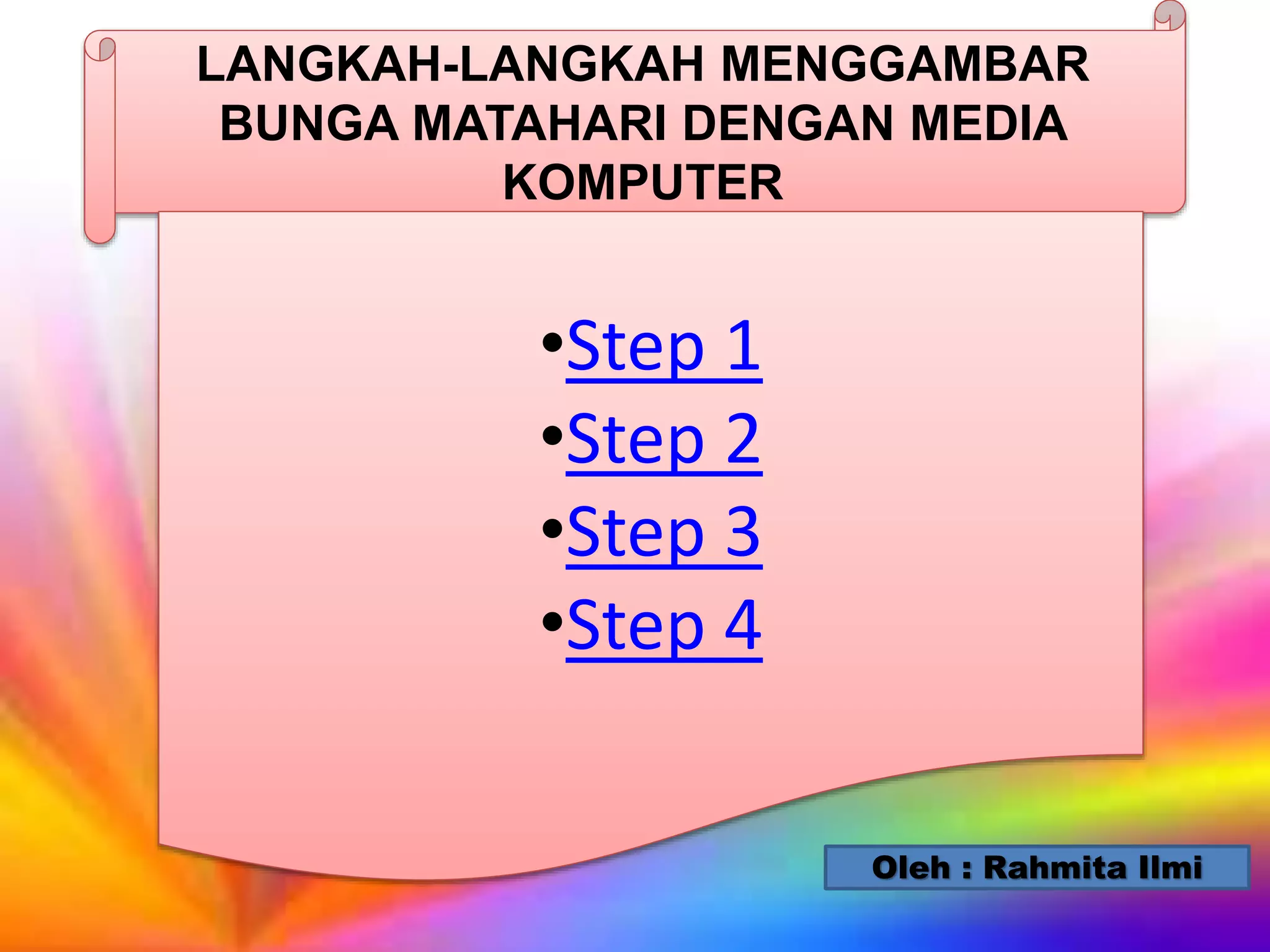 Tutorial Membuat Bunga | PPTX