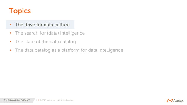 Data Catalog as the Platform for Data Intelligence | PDF | Databases ...