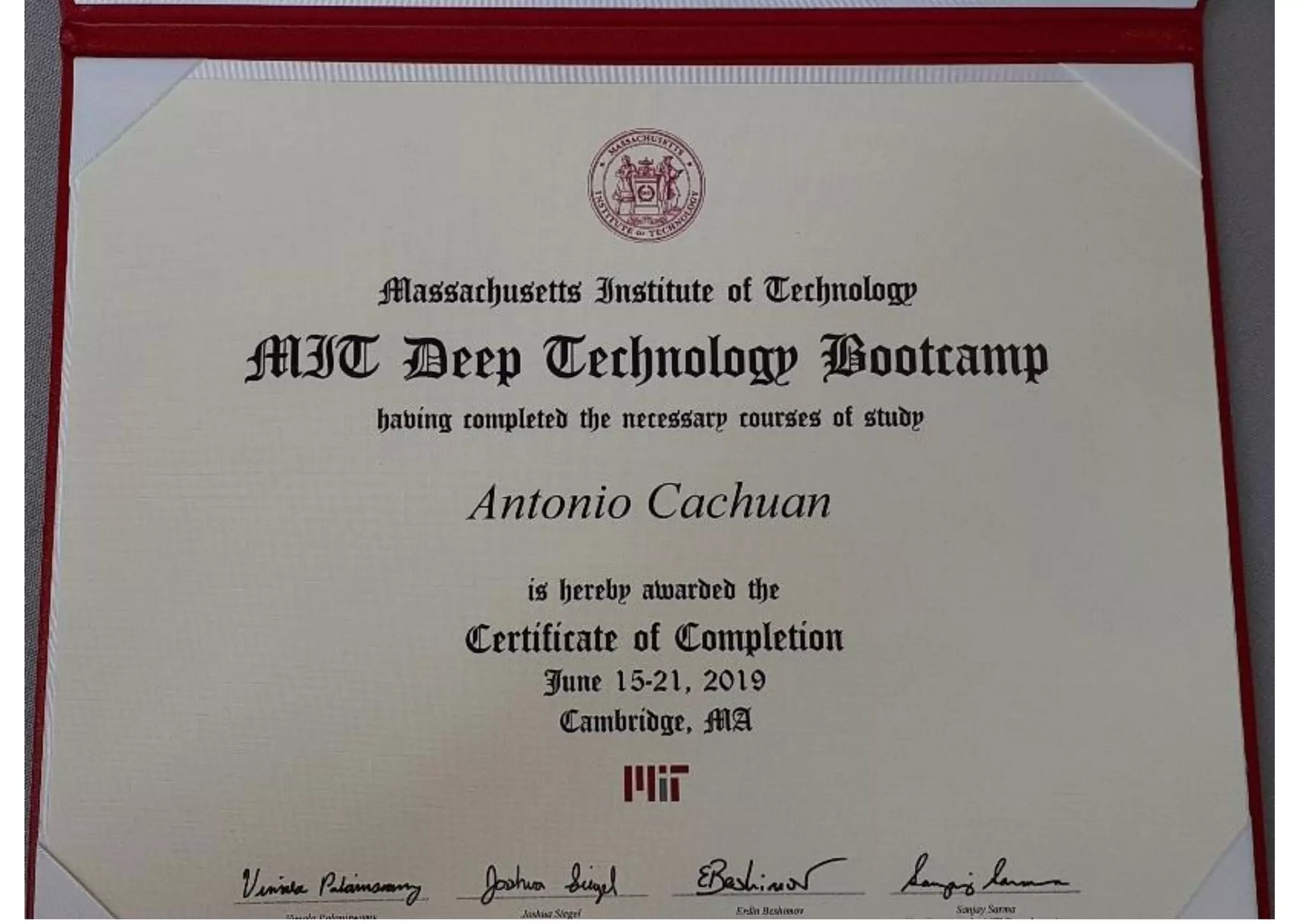 MIT Deep Technology Bootcamp | PPT