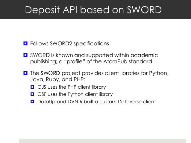 Data Publishing Workflows with Dataverse