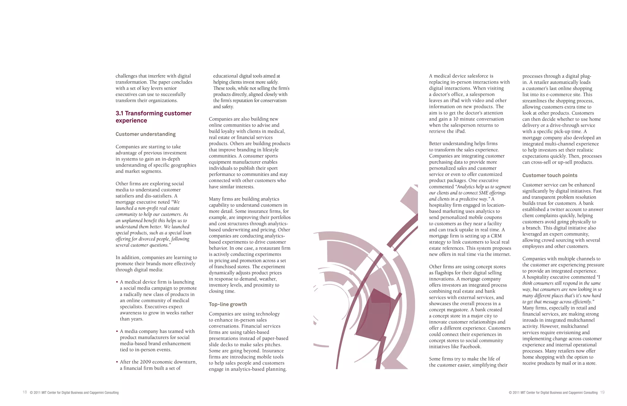 Mit digital transformation a roadmap for billion $ companies 2011 | PDF