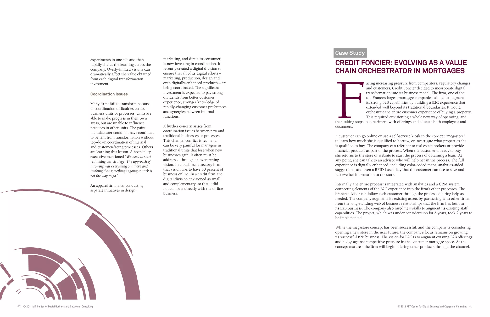 Mit digital transformation a roadmap for billion $ companies 2011 | PDF