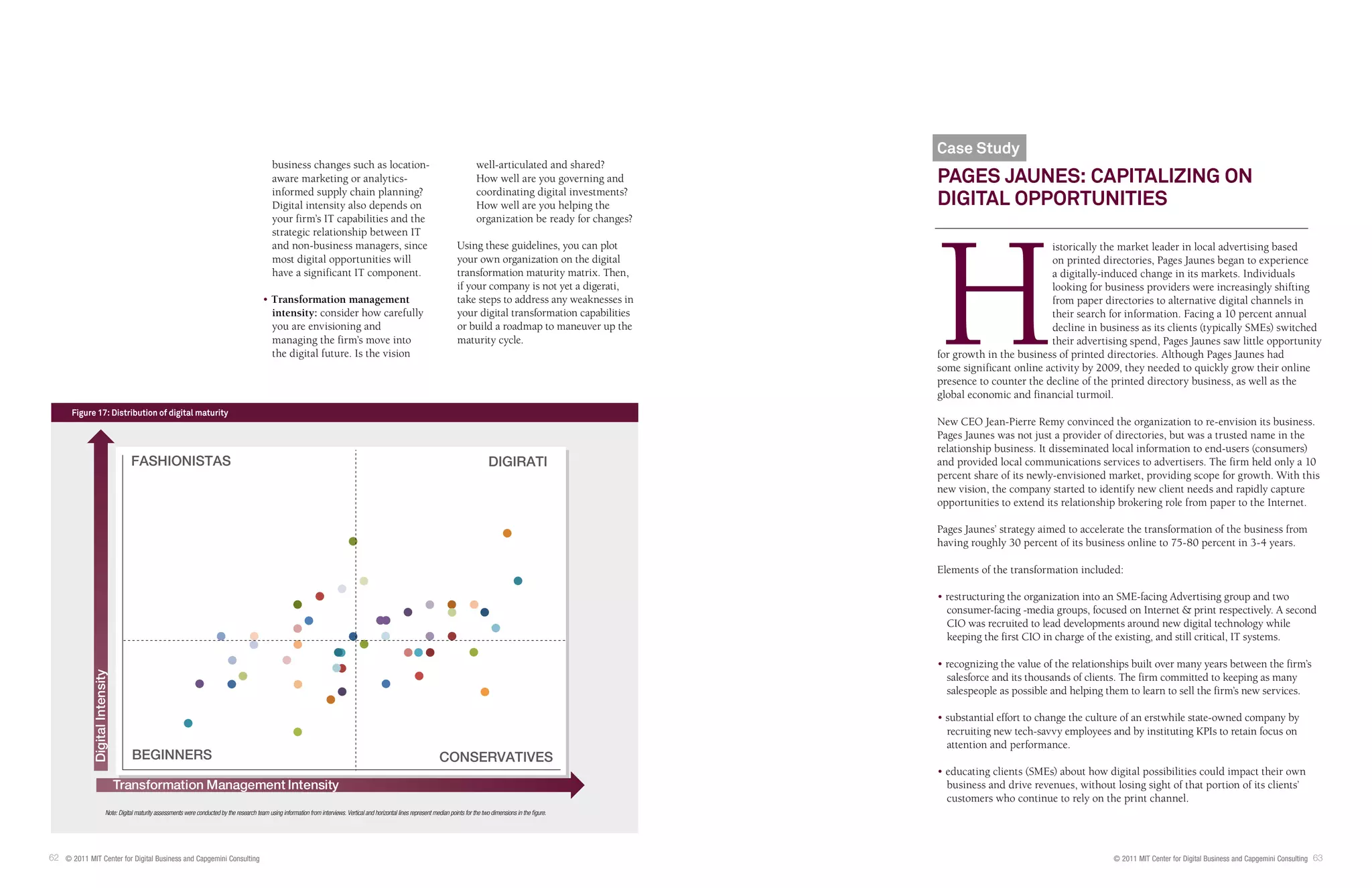 Mit digital transformation a roadmap for billion $ companies 2011 | PDF