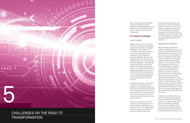 Mit digital transformation a roadmap for billion $ companies 2011 | PDF