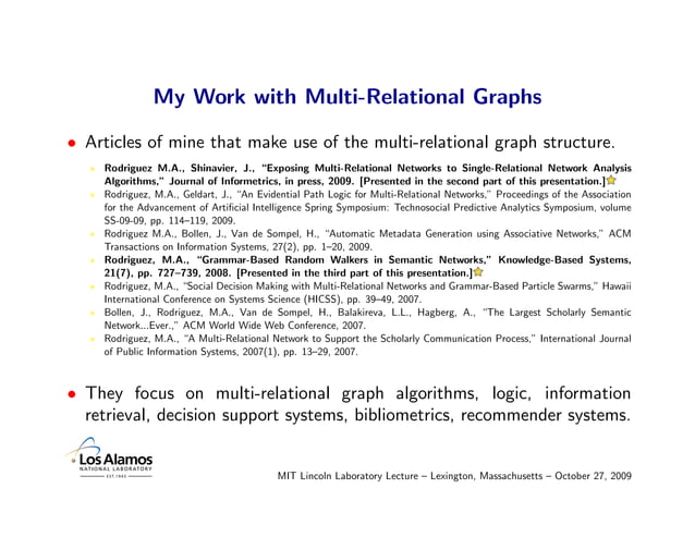 Multi Relational Graph Structures From Algebra To Application Pdf Internet Computing