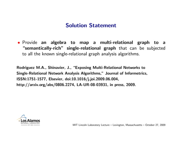Multi Relational Graph Structures From Algebra To Application Pdf Internet Computing