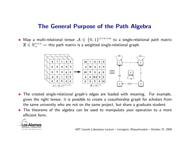 Multi-Relational Graph Structures: From Algebra to Application | PDF | Internet | Computing