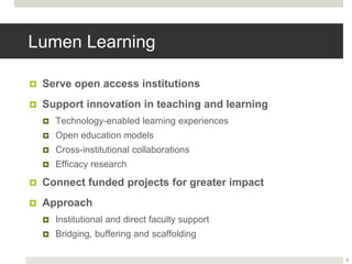 TAACCCT Proposal Support from MIT and Lumen Learning | PPT
