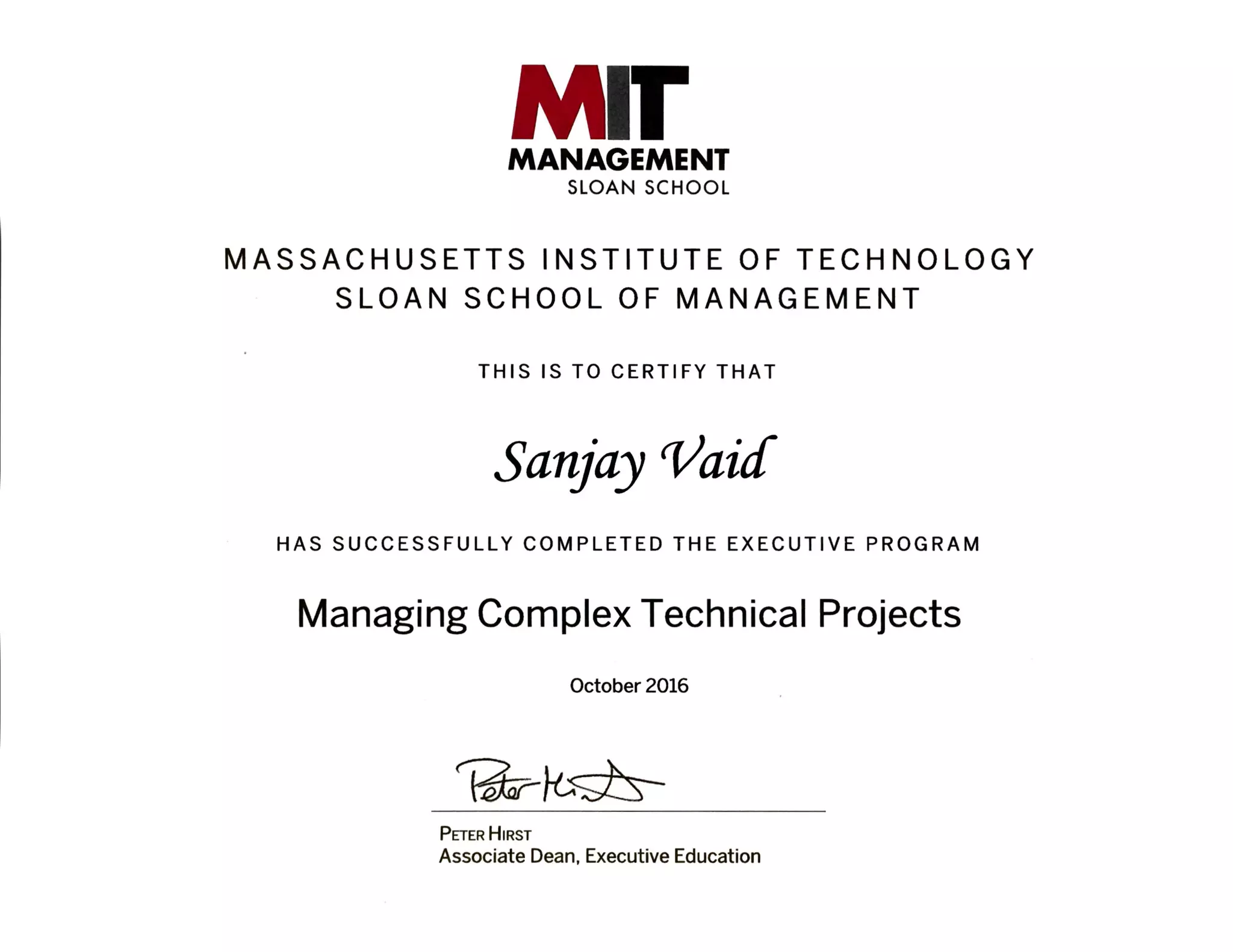 MIT Sloan - Managing complex technical projects. | PDF