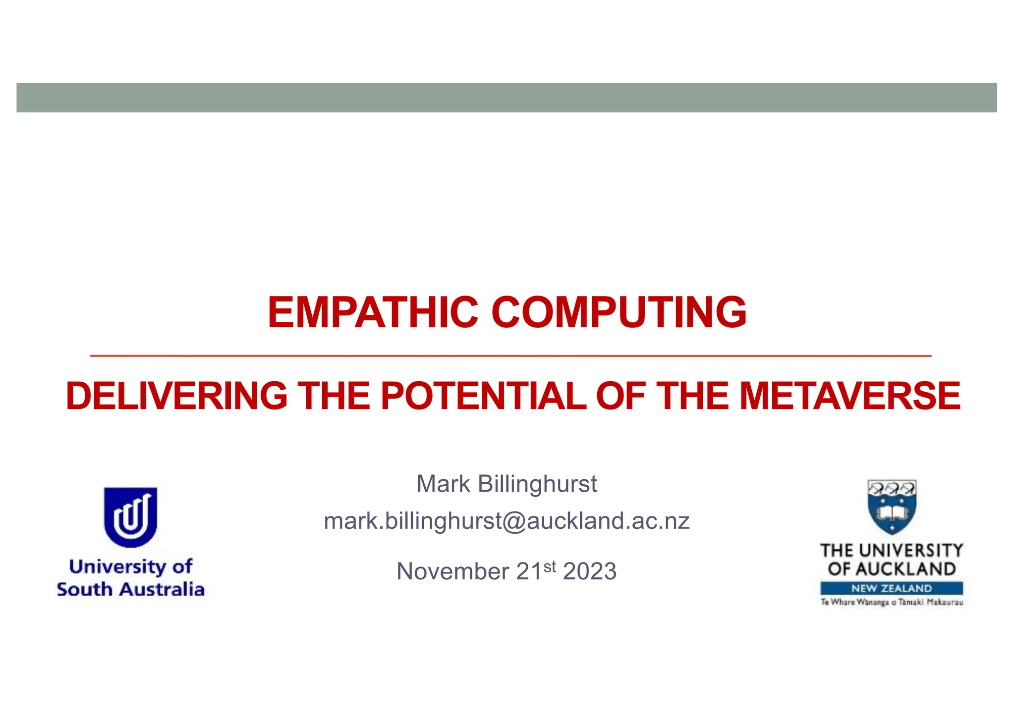 Empathic Computing: Delivering the Potential of the Metaverse | PDF