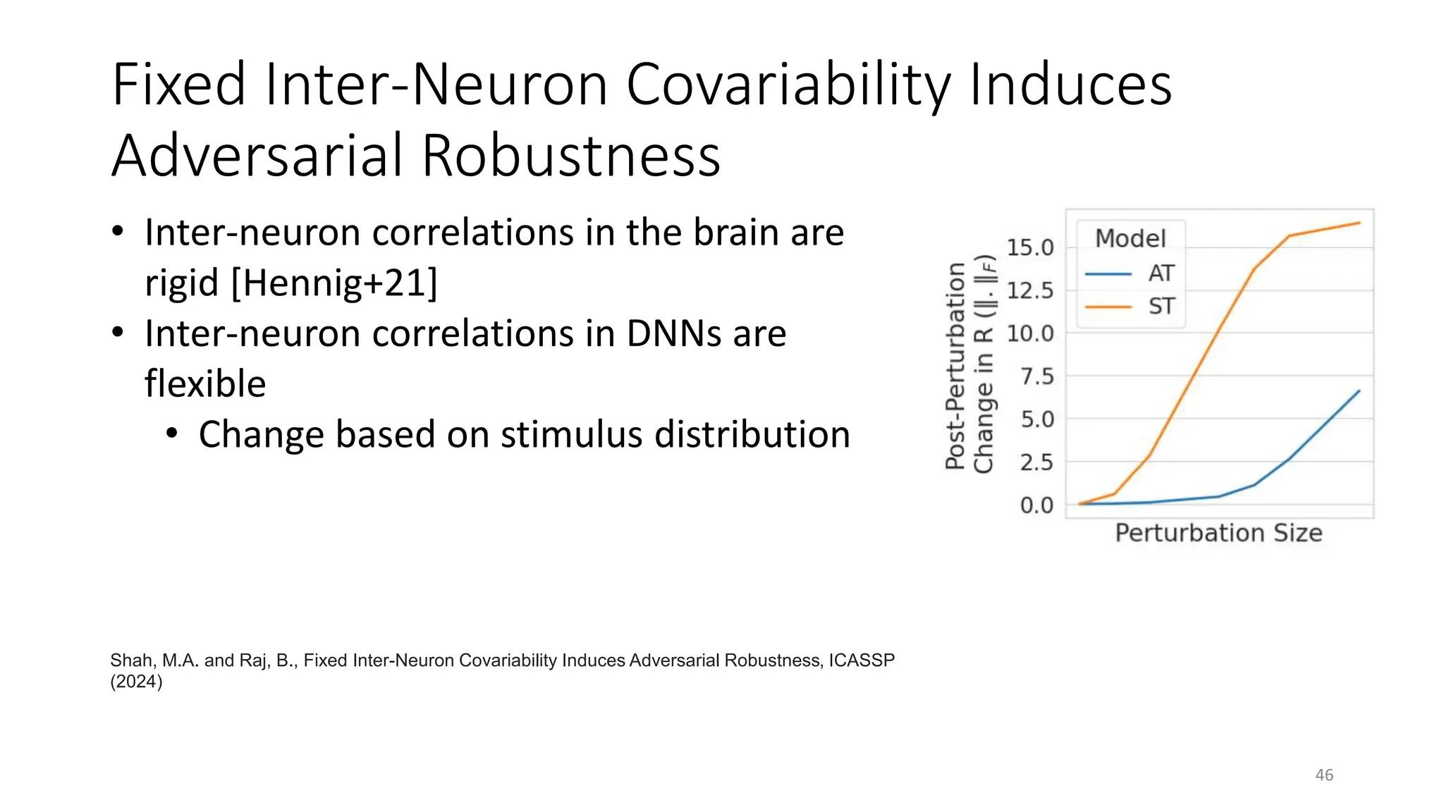 Biologically Inspired Methods for Adversarially Robust Deep Learning | PPT