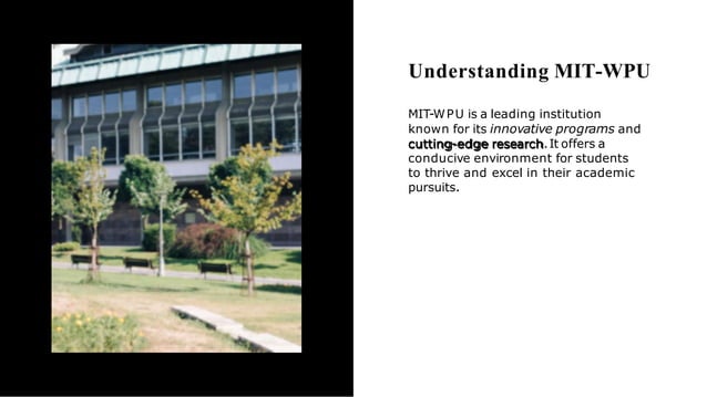 Navigating Admissions: A Comprehensive Guide to Joining MIT-WPU | PPT