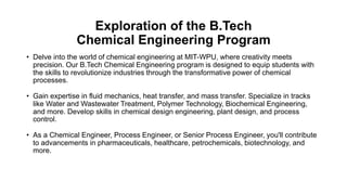A Deep Dive into MIT-WPU Pune's B.Tech Programs | PPTX | Civil Engineering Industry | Industries