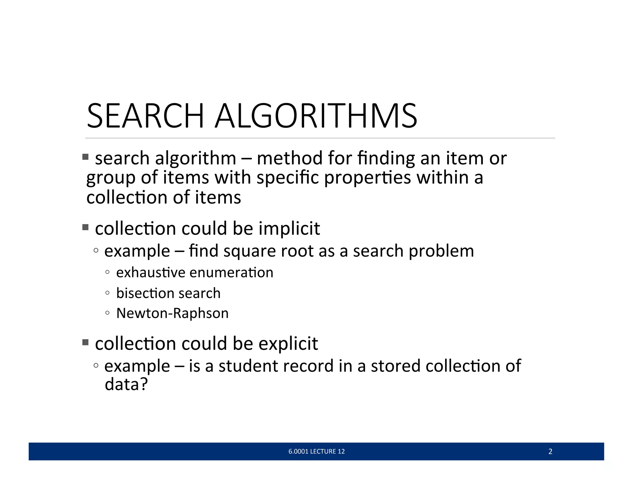 Searching/Sorting algorithms | PPT Searching/Sorting algorithms | PPT