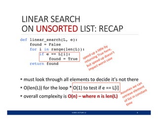 Searching/Sorting algorithms | PPT