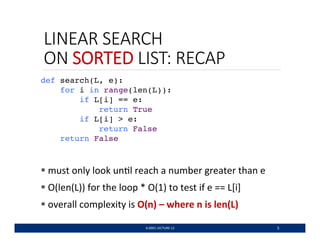 Searching/Sorting algorithms | PPT