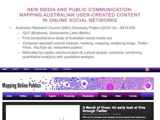 Mapping the Australian Twittersphere | PPT