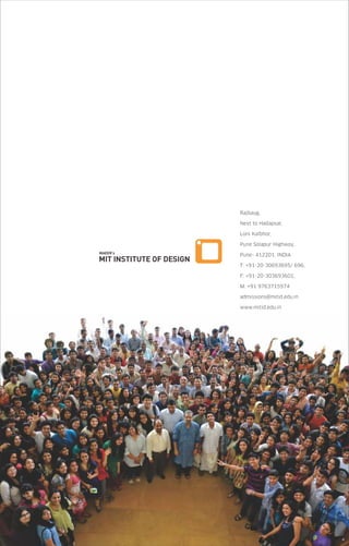Mit admission brochure-2013-14 | PDF