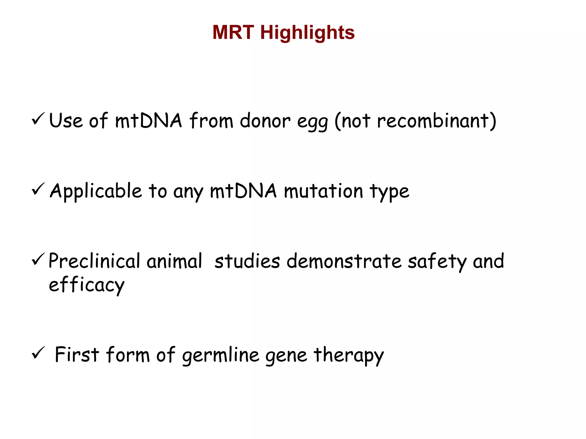 Shoukrhat Mitalipov, "Mitochondrial Replacement Therapy" | PPTX