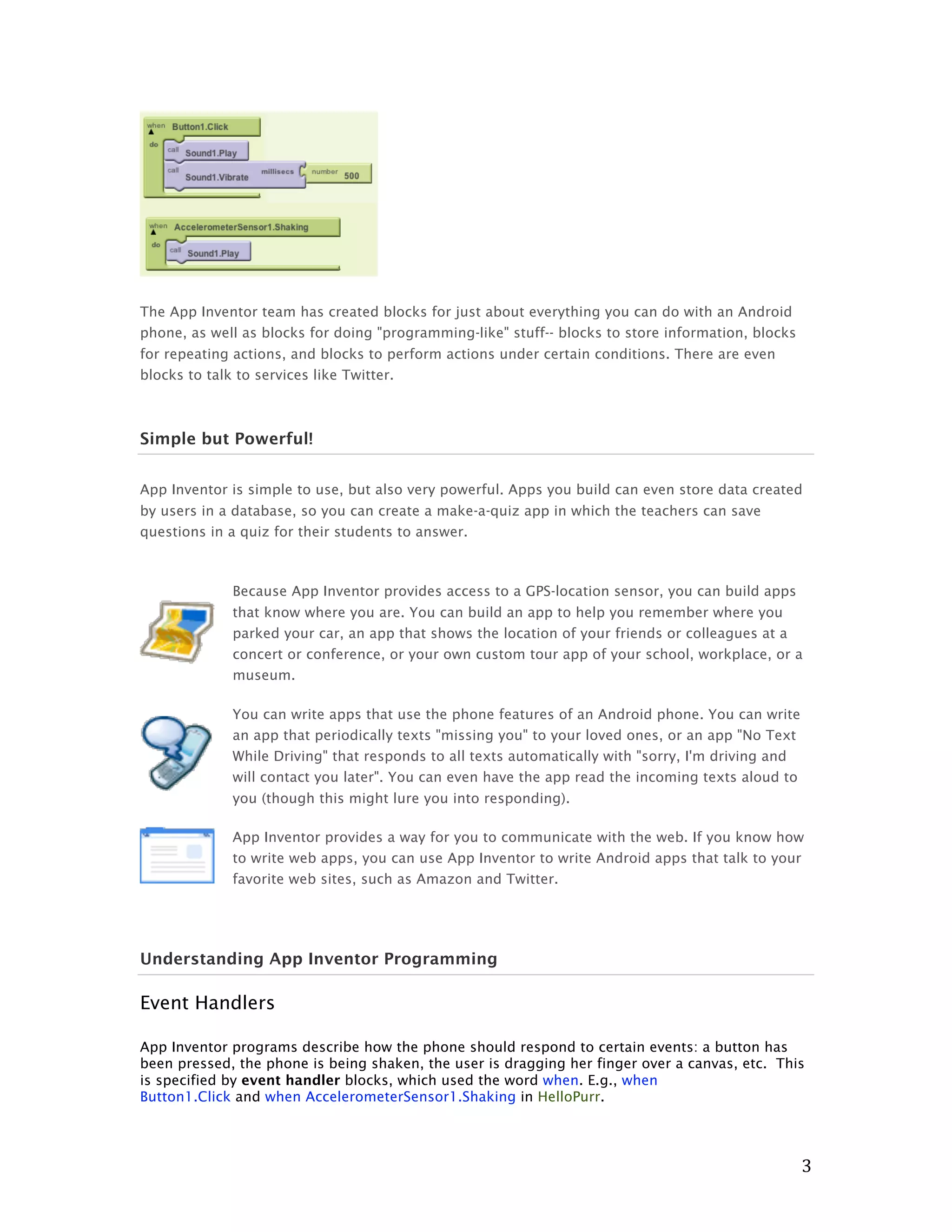 App Inventor : Getting Started Guide | PDF | Operating Systems ...