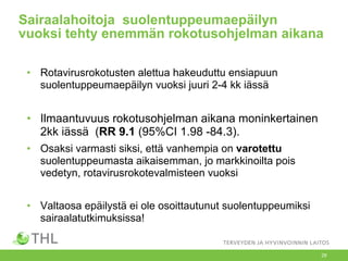 Mita rotavirusrokotuksilla on saatu aikaan | PDF