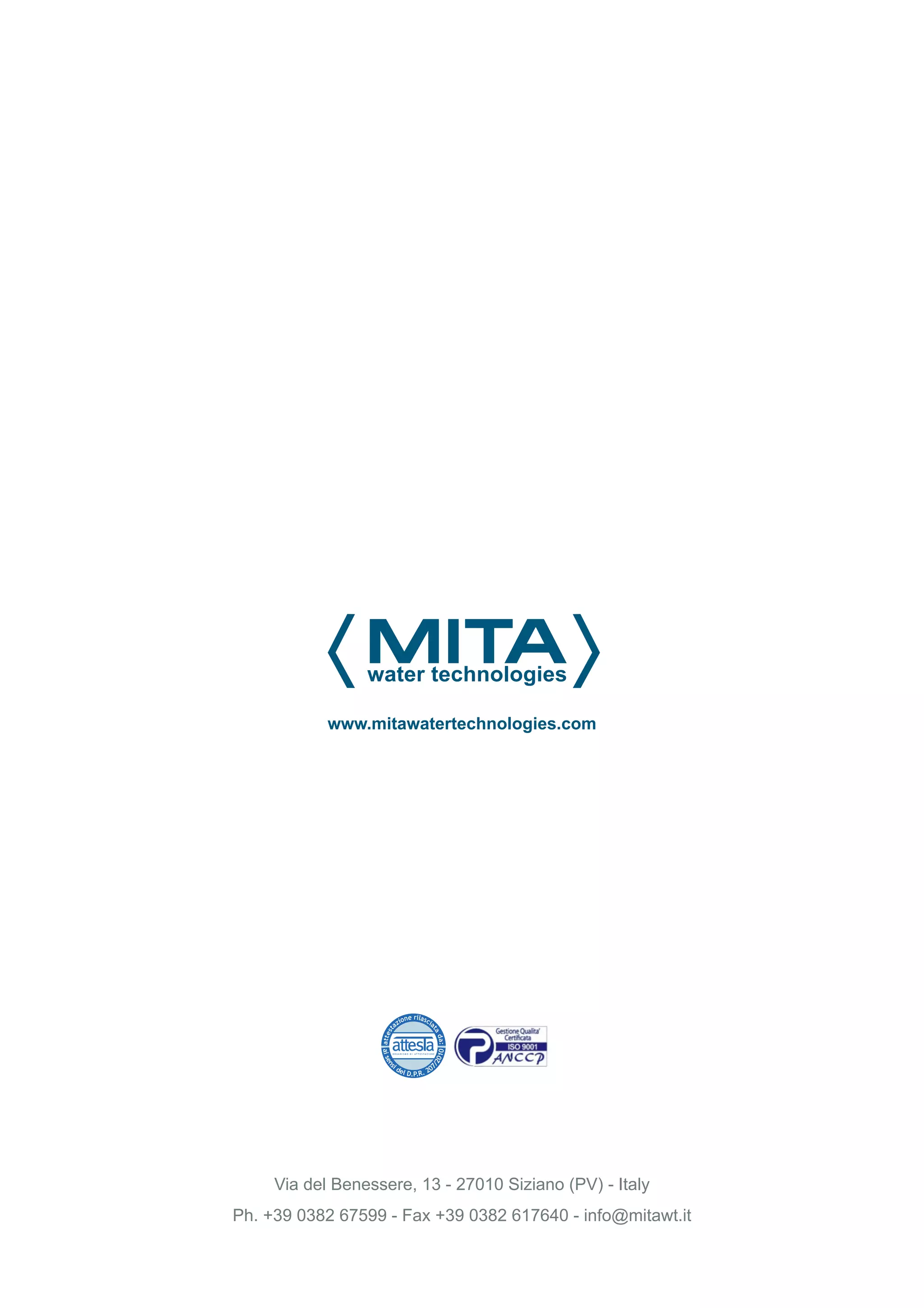 Mita Water Technologies | PDF