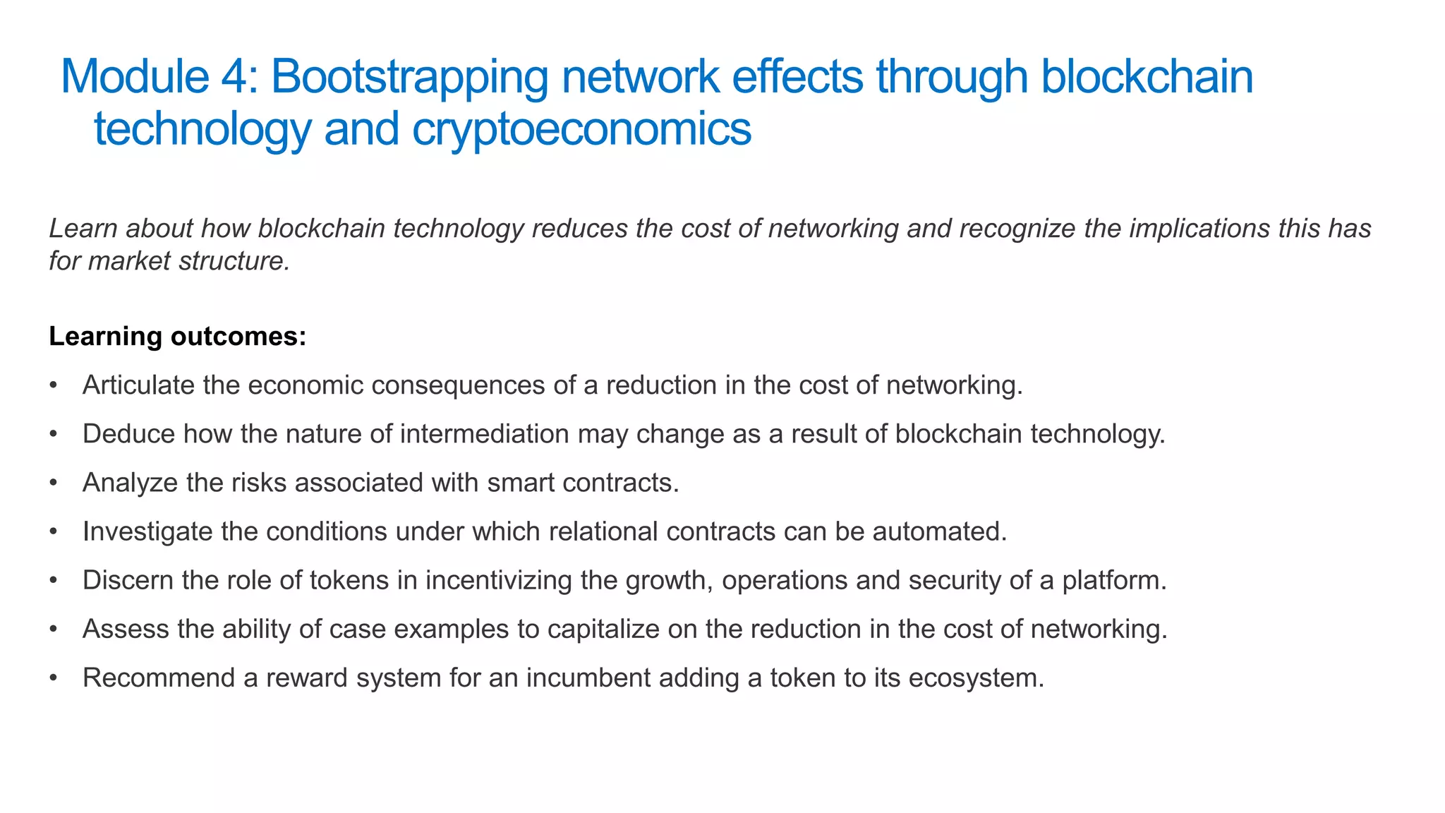 MIT Blockchain Class - Intro and Overview | PPTX