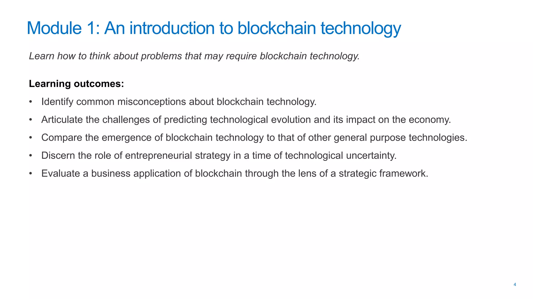 MIT Blockchain Class - Intro and Overview | PPT